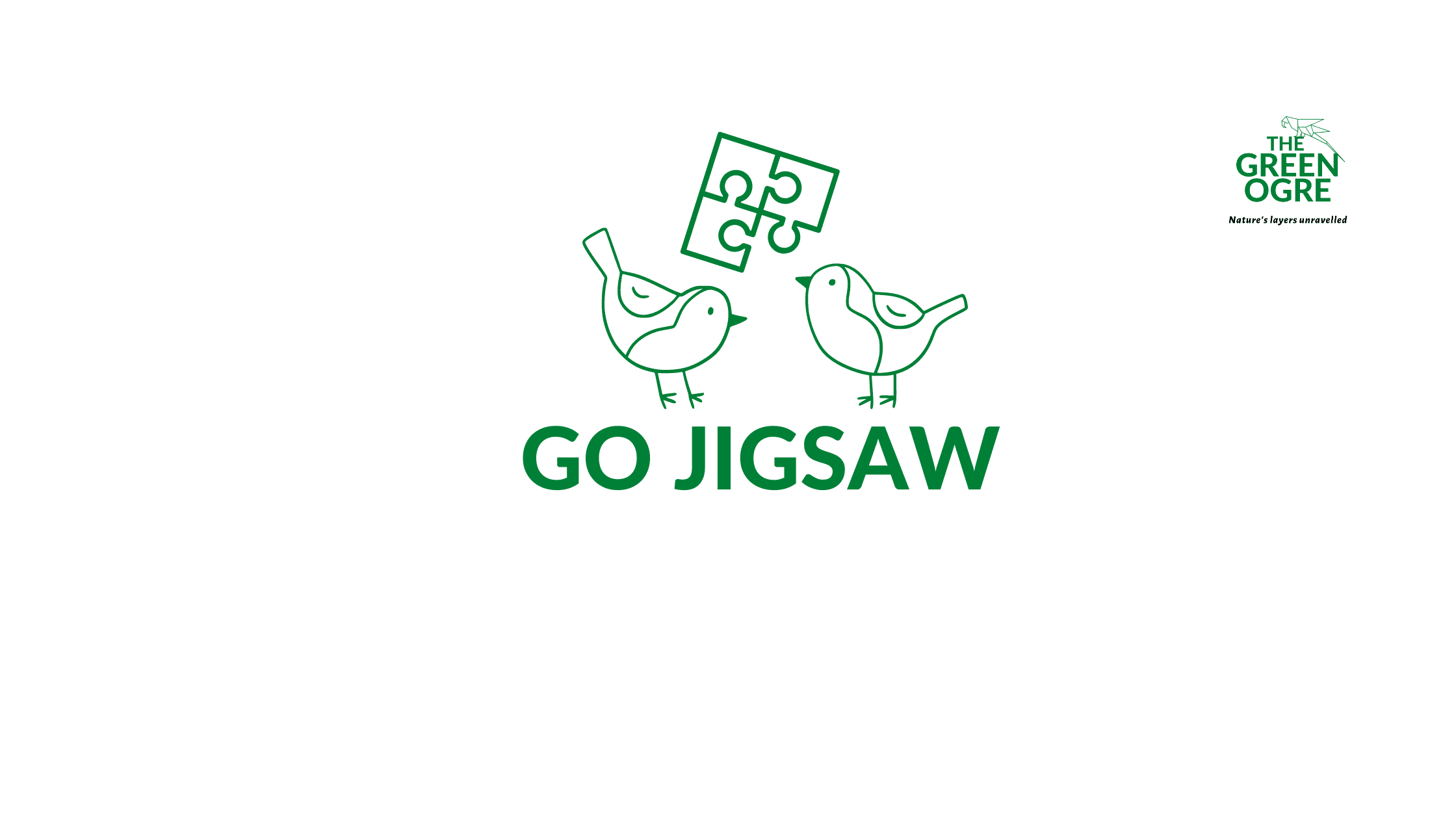 GO JIGSAW - Join pieces, find bird! | The Green Ogre