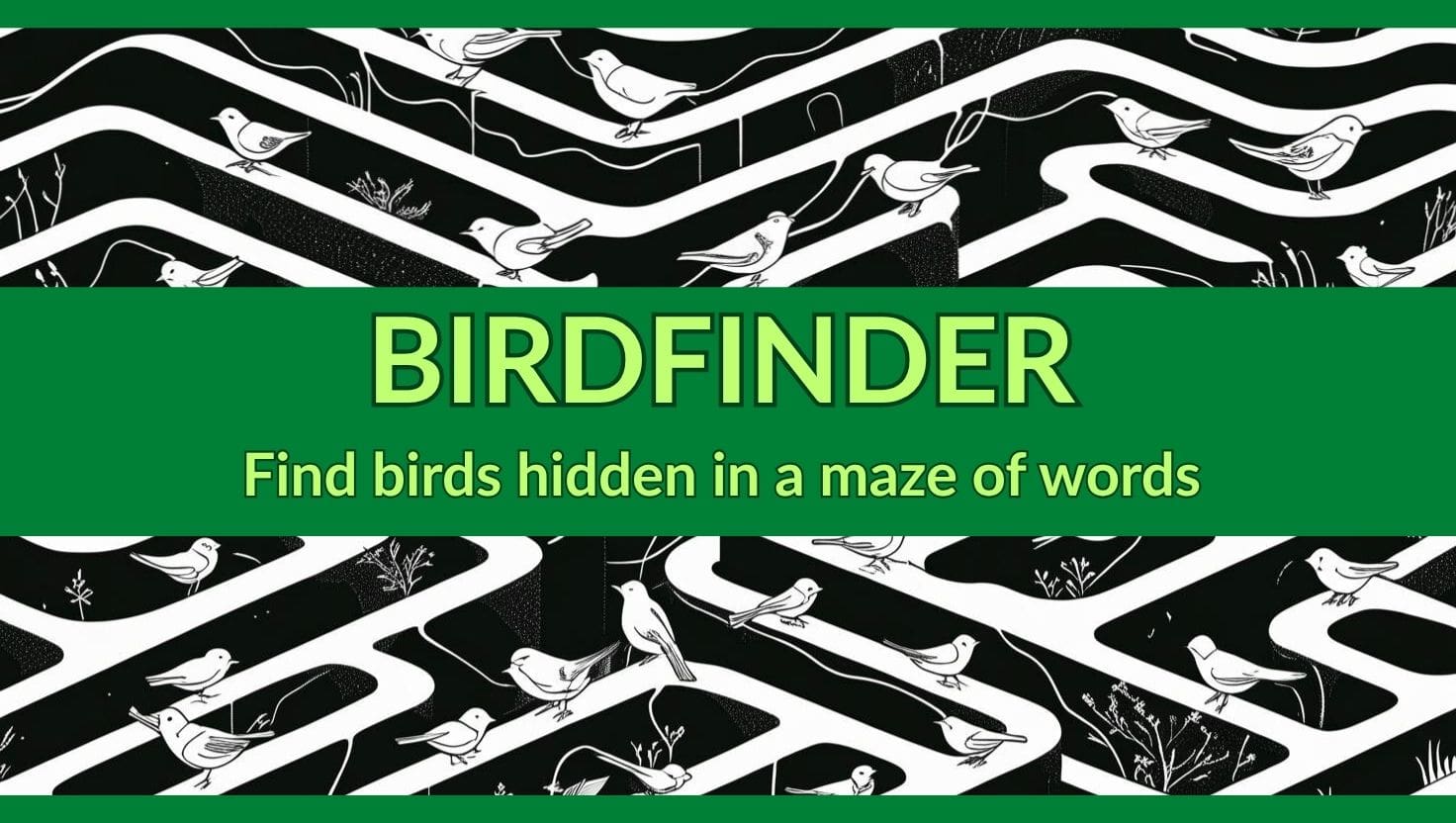 BirdFinder - A wordy puzzle for bird nerds | The Green Ogre